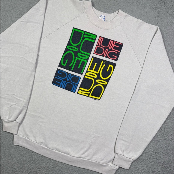 American Vintage | Shirts | Vintage 8s Rude Dog Crewneck Sweatshirt ...